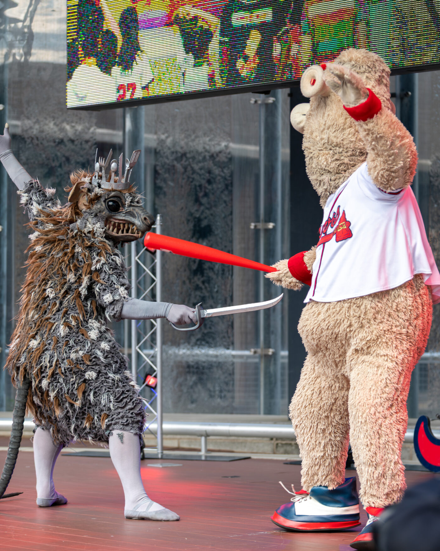 Atlanta Ballet | Atlanta Braves Mascot Blooper finds his inner…